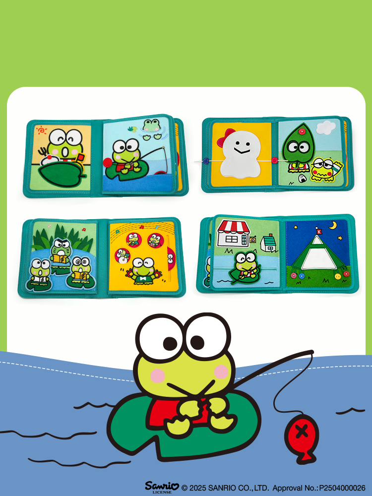 Keroppi Frog Busy Book – My First Book