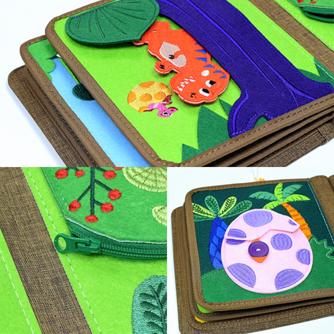 Montessori Fabric Busy Book – My First Book